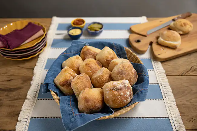 Mini-ciabatta da Pistor Pães Artesanais - Panelinha